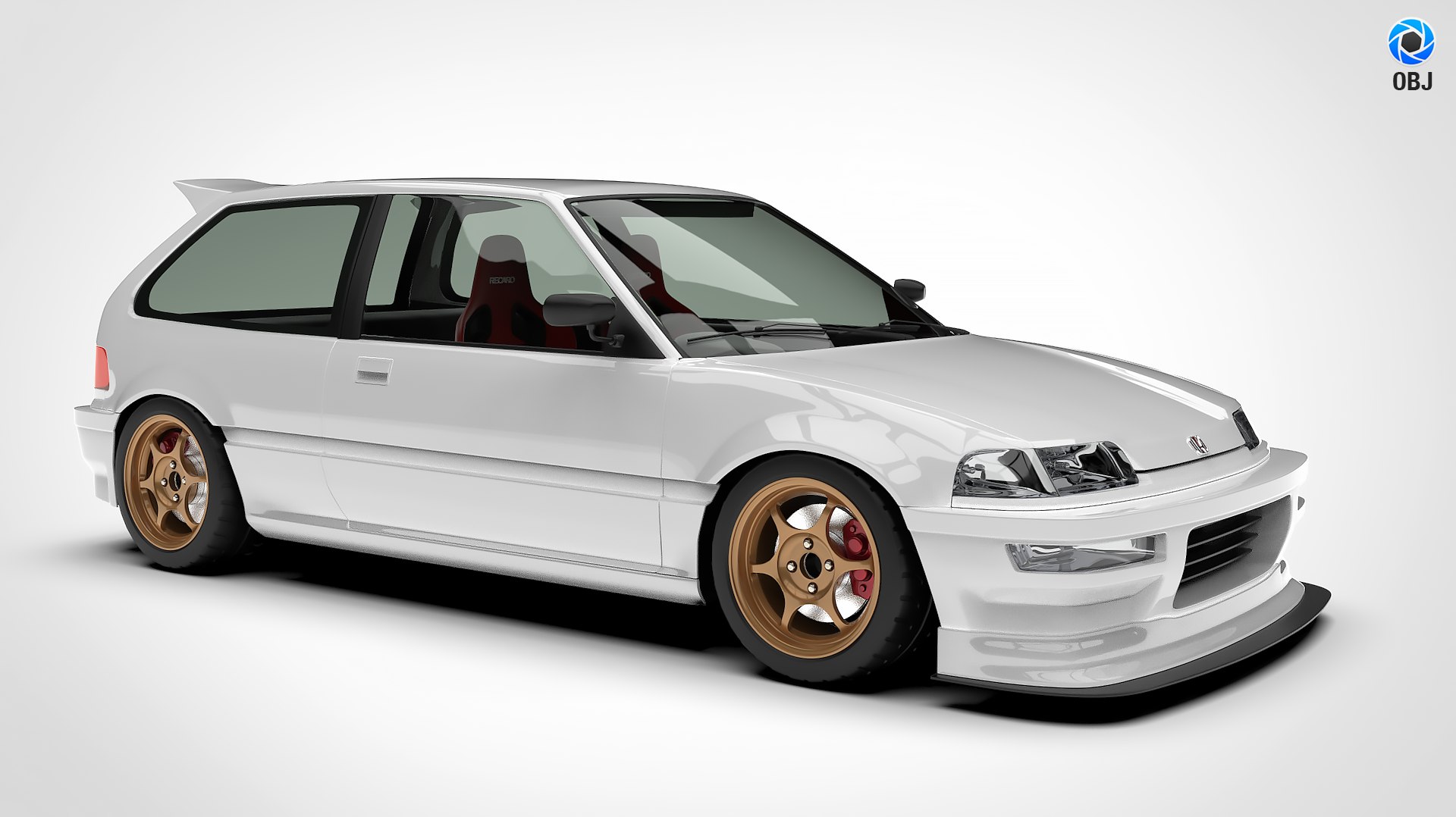 Honda Civic EF 1987 3D - TurboSquid 1816178