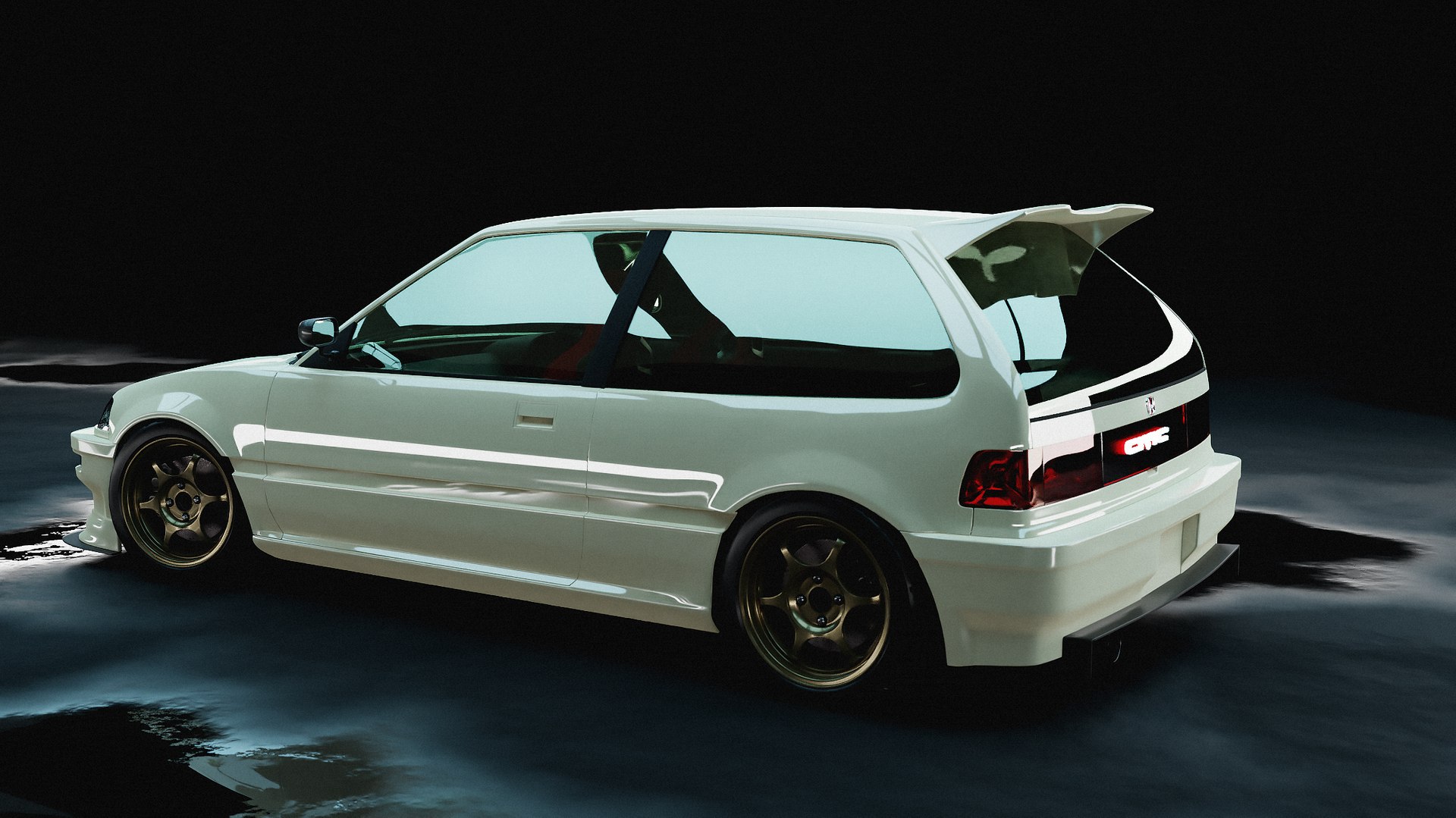 Honda Civic EF 1987 3D - TurboSquid 1816178