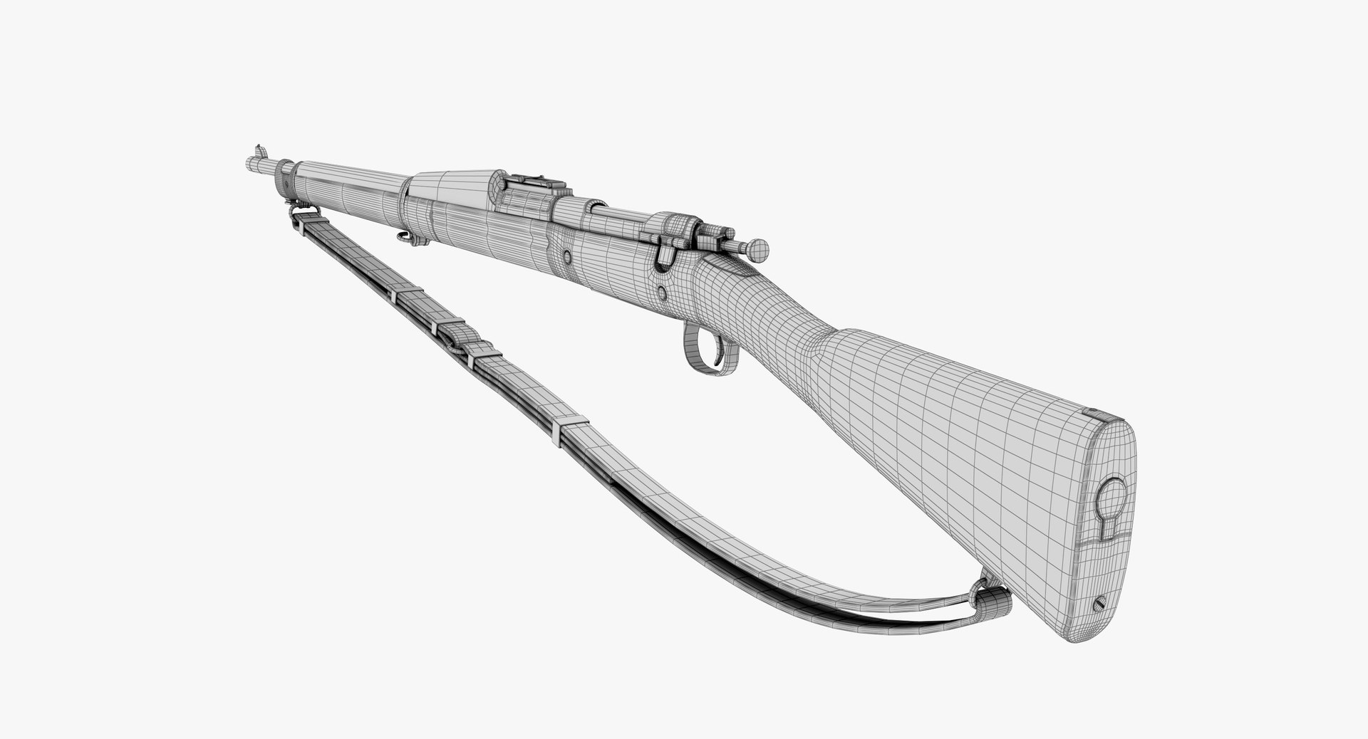 3D Model Springfield M1903 Rifle - TurboSquid 2054872