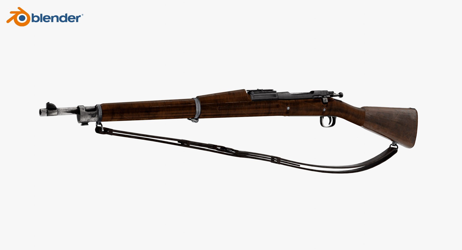 3D Model Springfield M1903 Rifle - TurboSquid 2054872