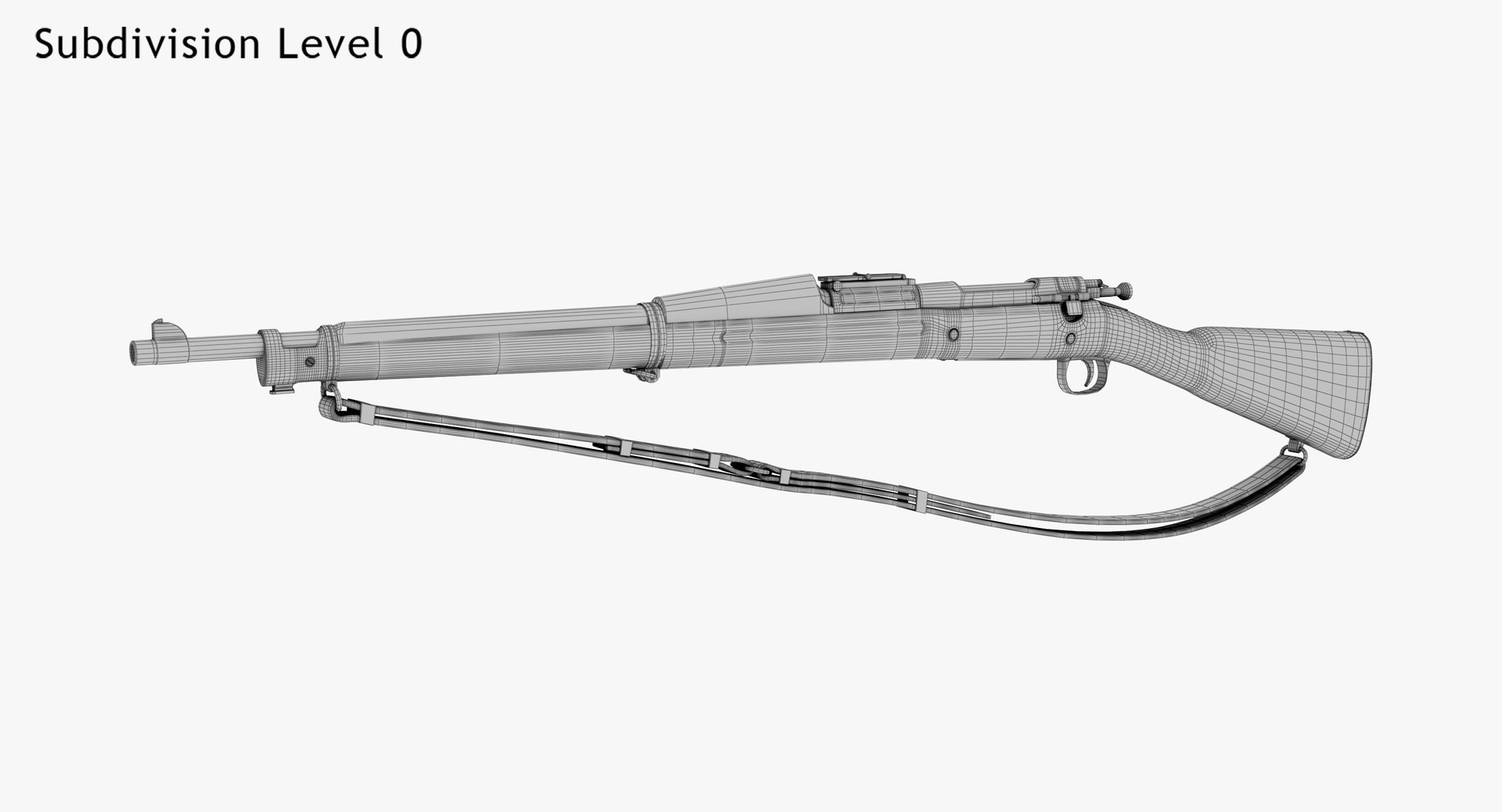 3D Model Springfield M1903 Rifle - TurboSquid 2054872