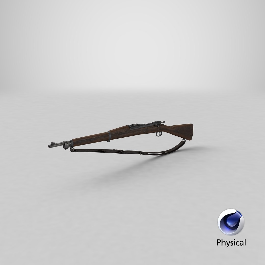 3D Model Springfield M1903 Rifle - TurboSquid 2054872