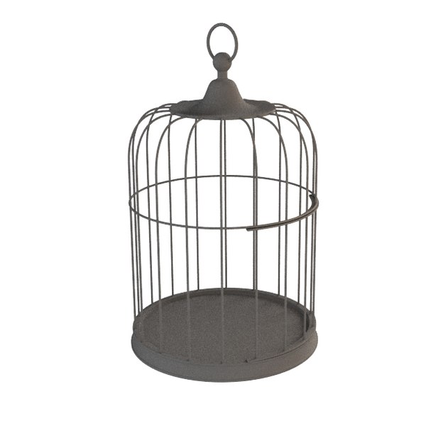 simple birdcage 3d model