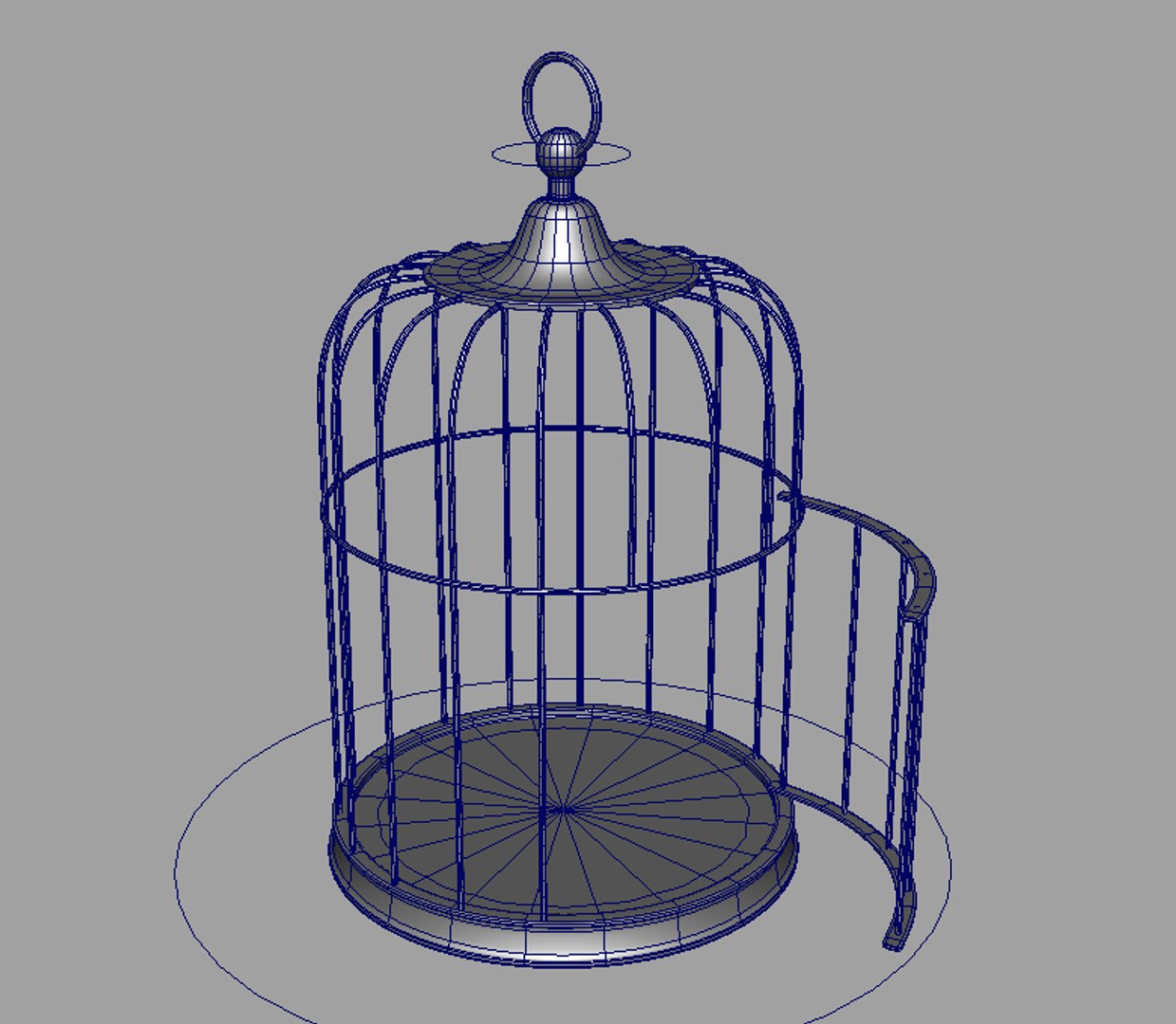 Simple Birdcage 3d Model