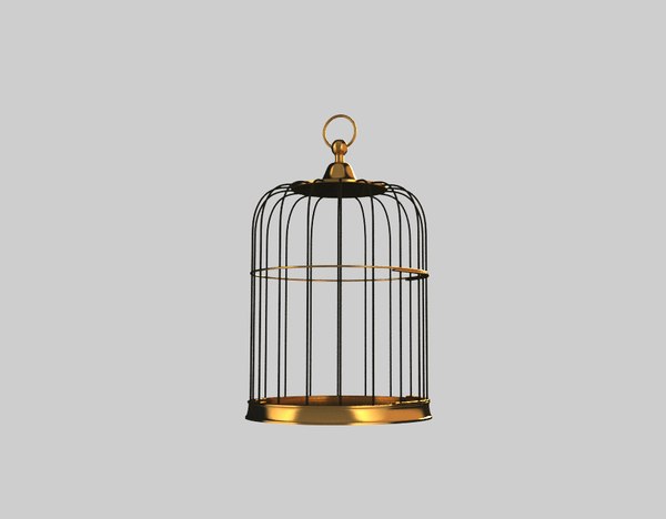 simple birdcage 3d model