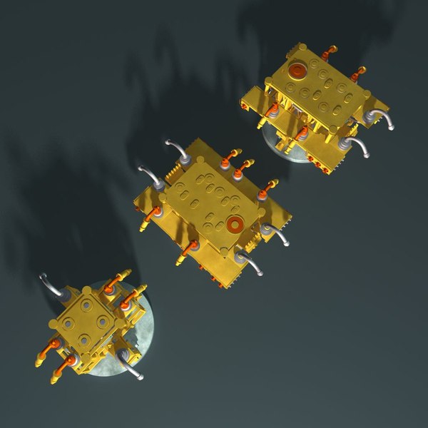 3d subsea manifold model