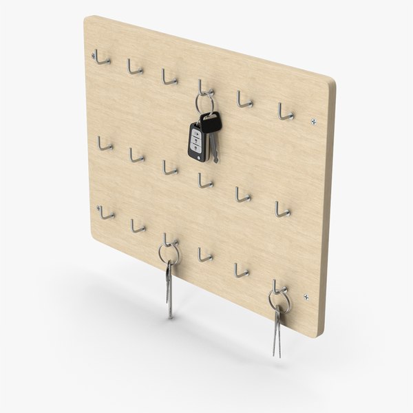 modelo 3d Key Hanger Set - TurboSquid 2085475