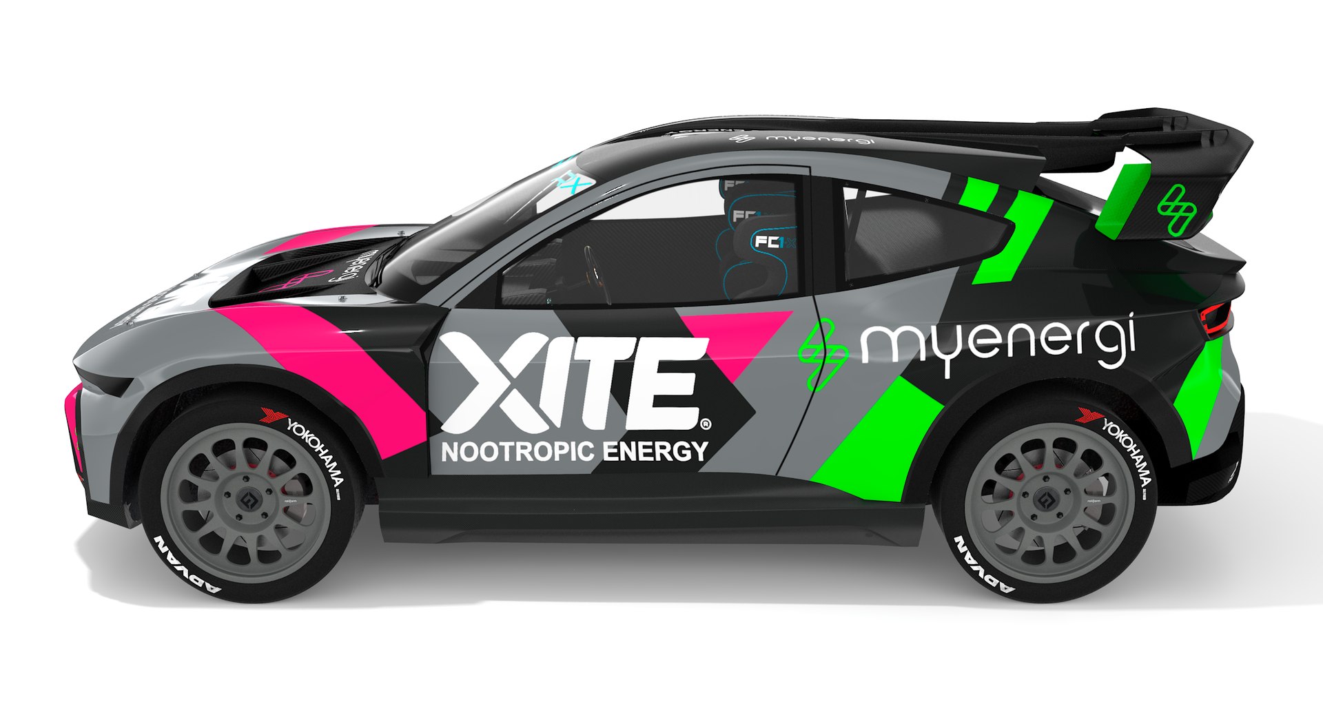 3D FC1-X Electric Rallycross SUV Kris Meeke Xite Energy Racing Team ...