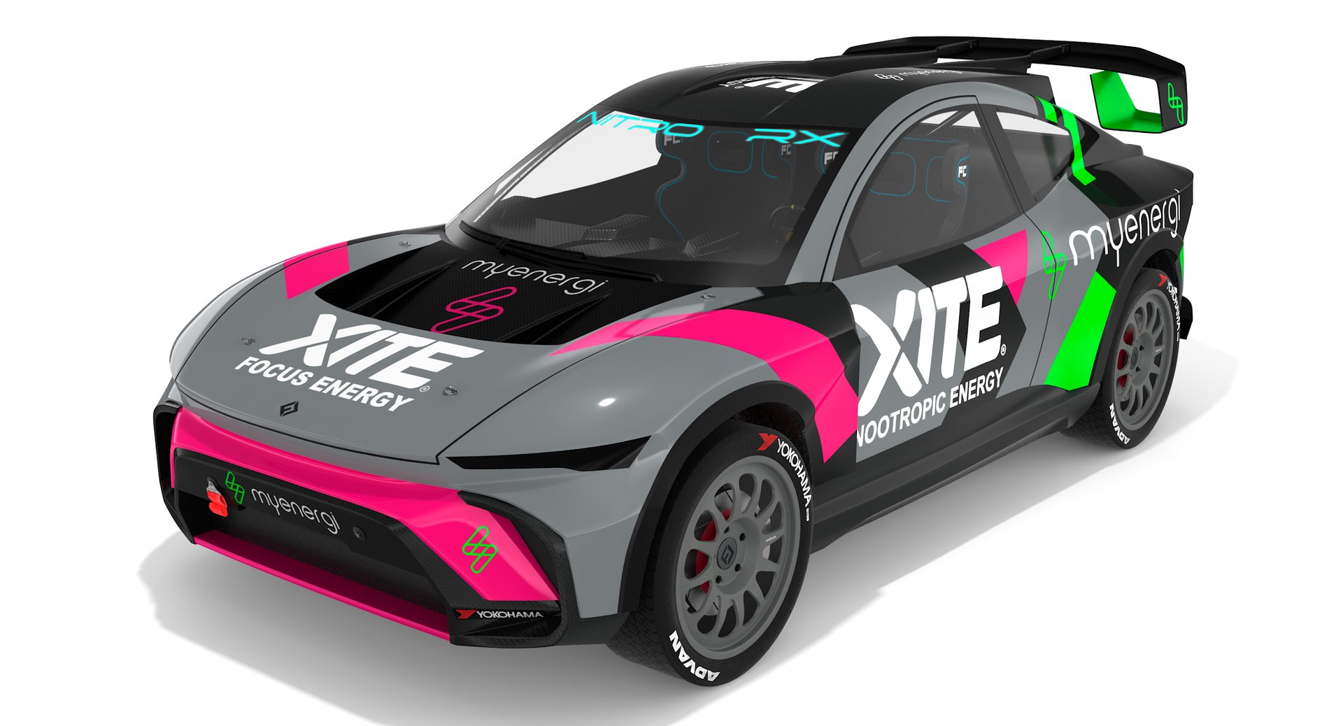 3D FC1-X Electric Rallycross SUV Kris Meeke Xite Energy Racing Team ...