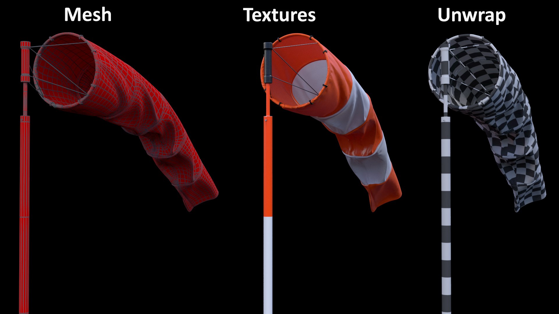 3D Wind Cone 9 Knots Wind Speed Model - TurboSquid 2025429