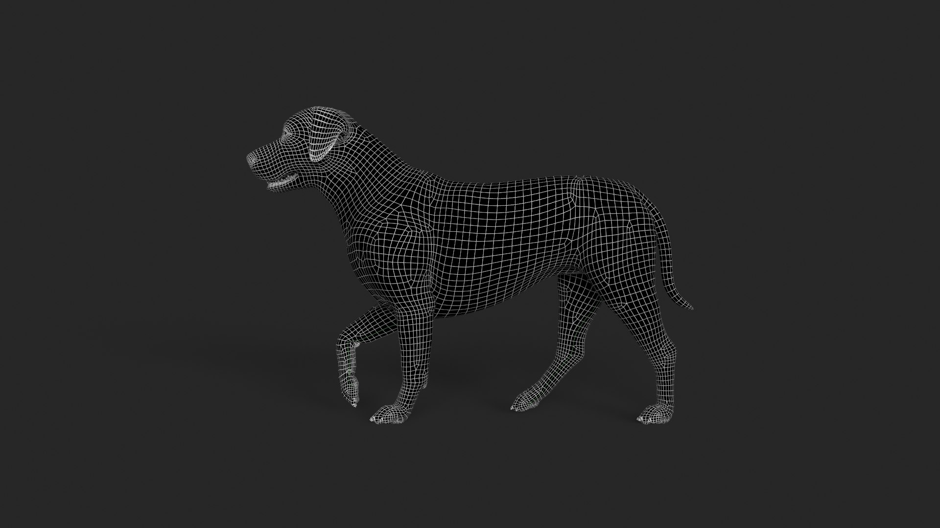3D Model LAB-001 Dog Walking - TurboSquid 1912301