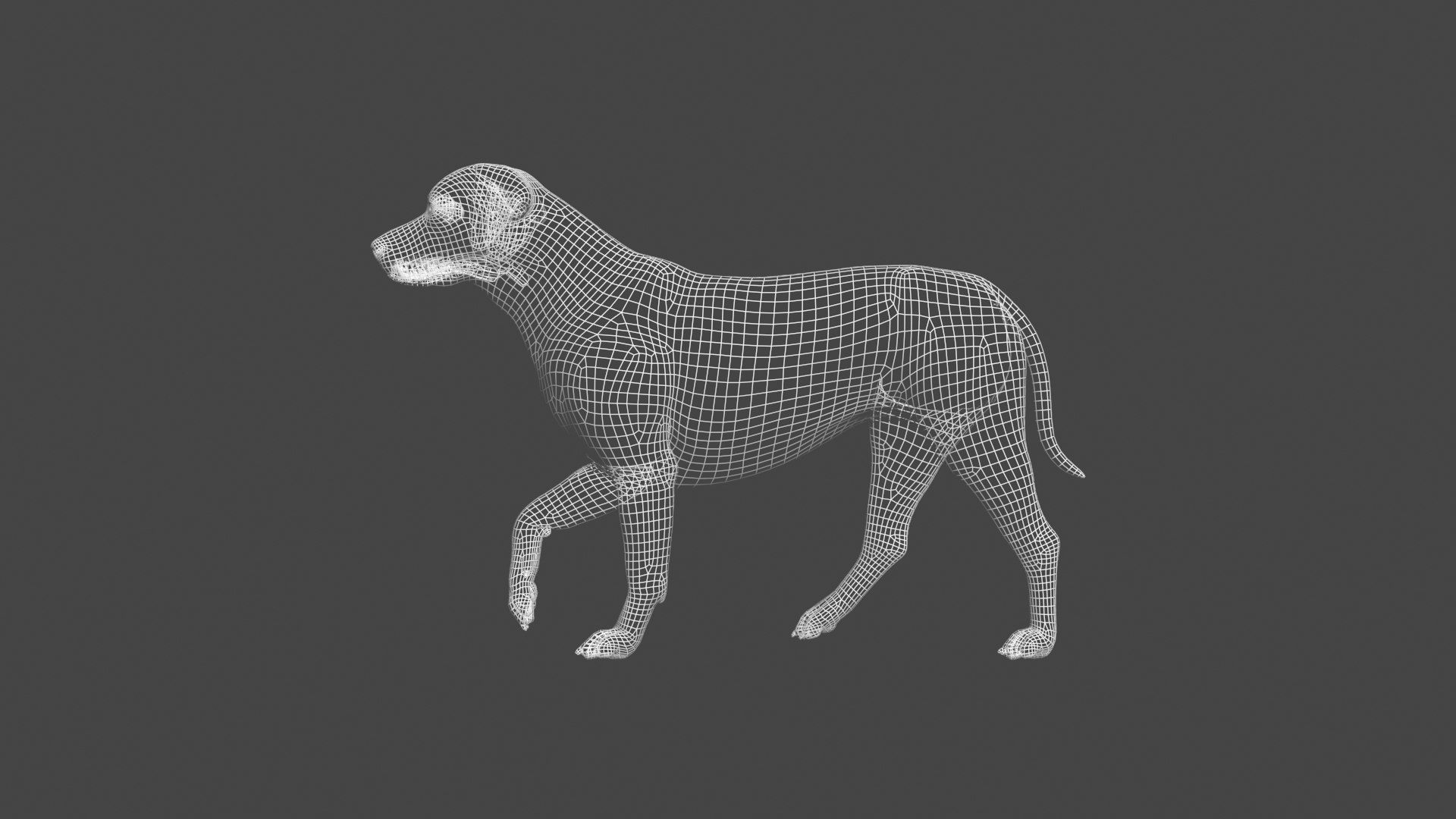 3D Model LAB-001 Dog Walking - TurboSquid 1912301