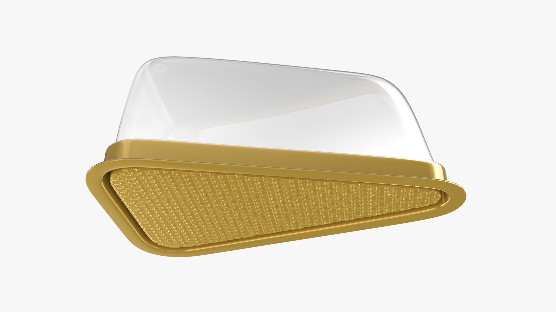 3D Triangle Cake Box Gold Model - TurboSquid 2190947