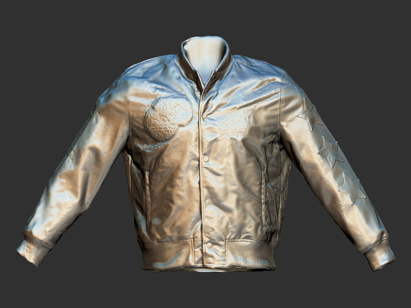 3D Snowboard Jacket Model - TurboSquid 1860051