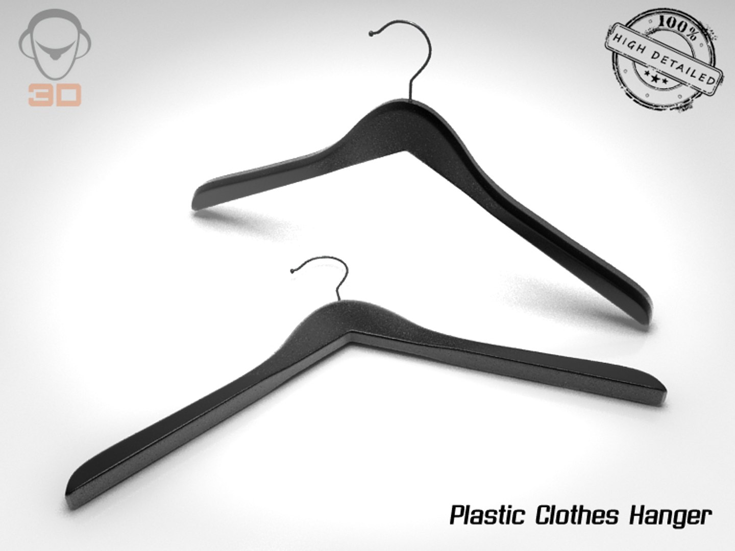 Plastic Clothes Hanger 3d 3ds