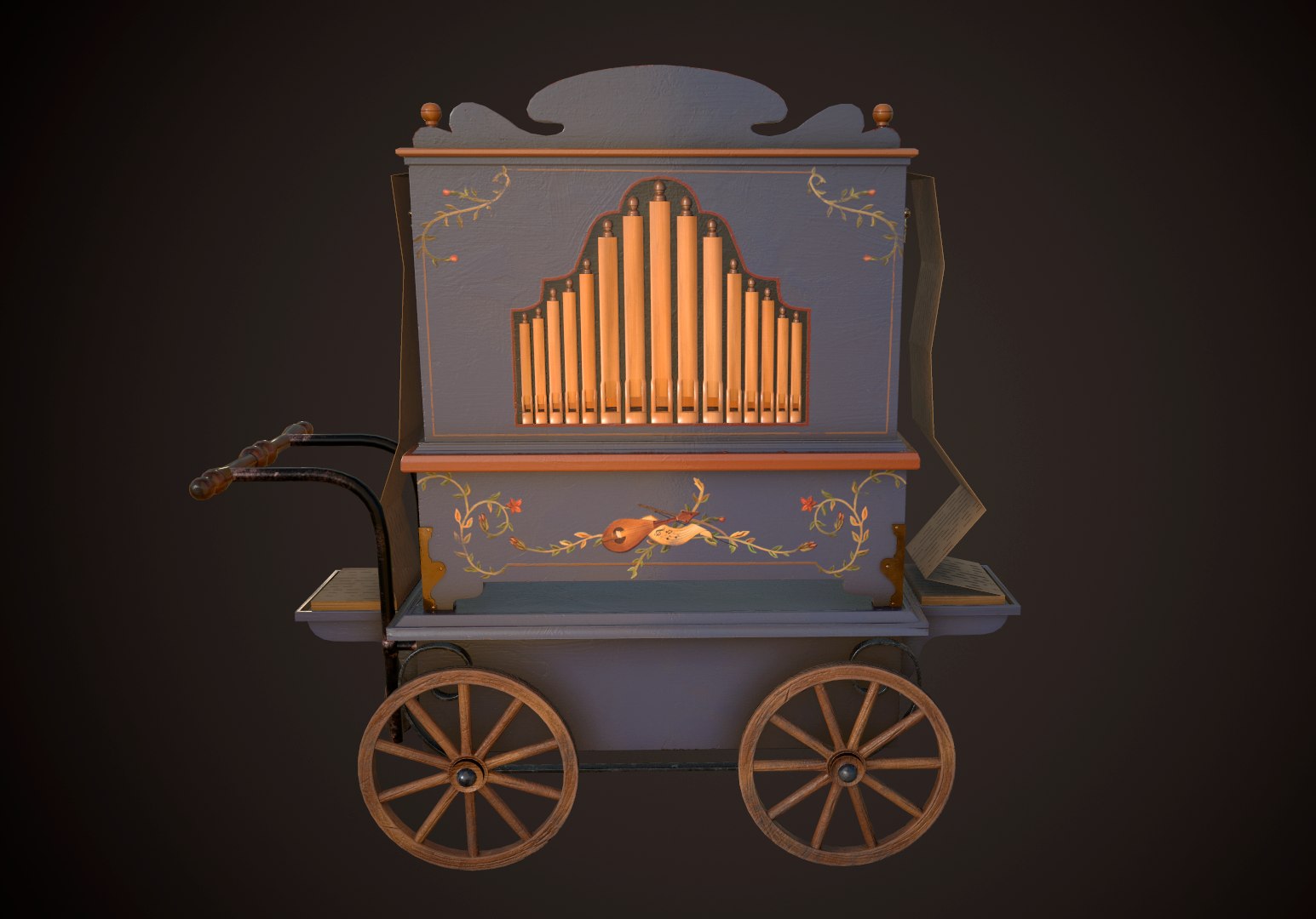 3D Model Street Organ - TurboSquid 1394357