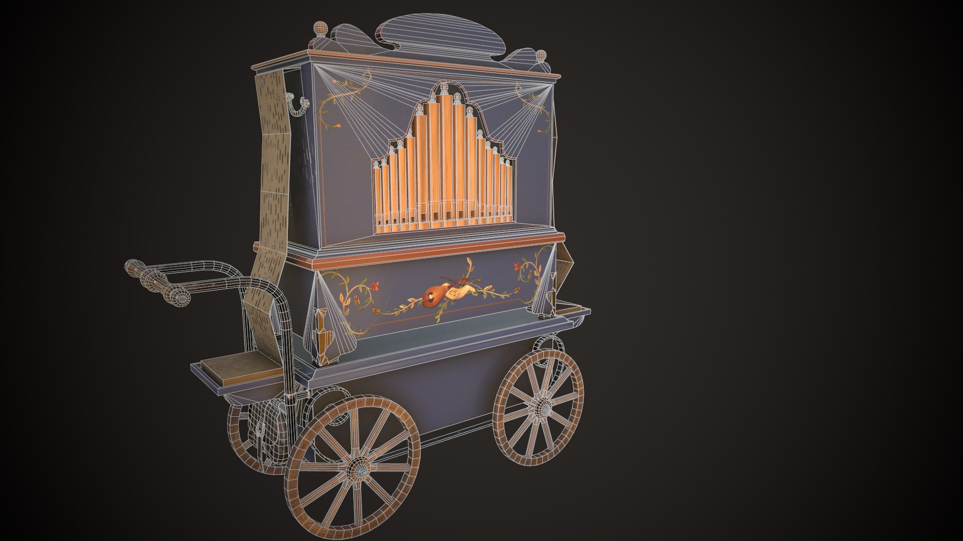 3D Model Street Organ - TurboSquid 1394357