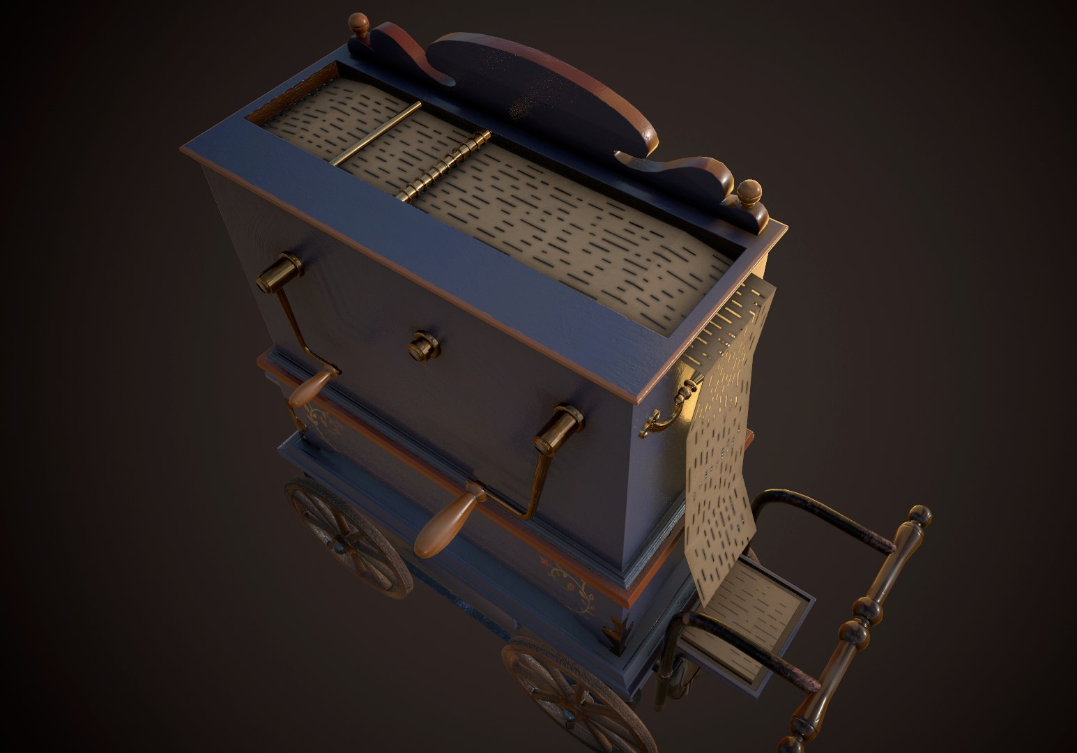 3D Model Street Organ - TurboSquid 1394357
