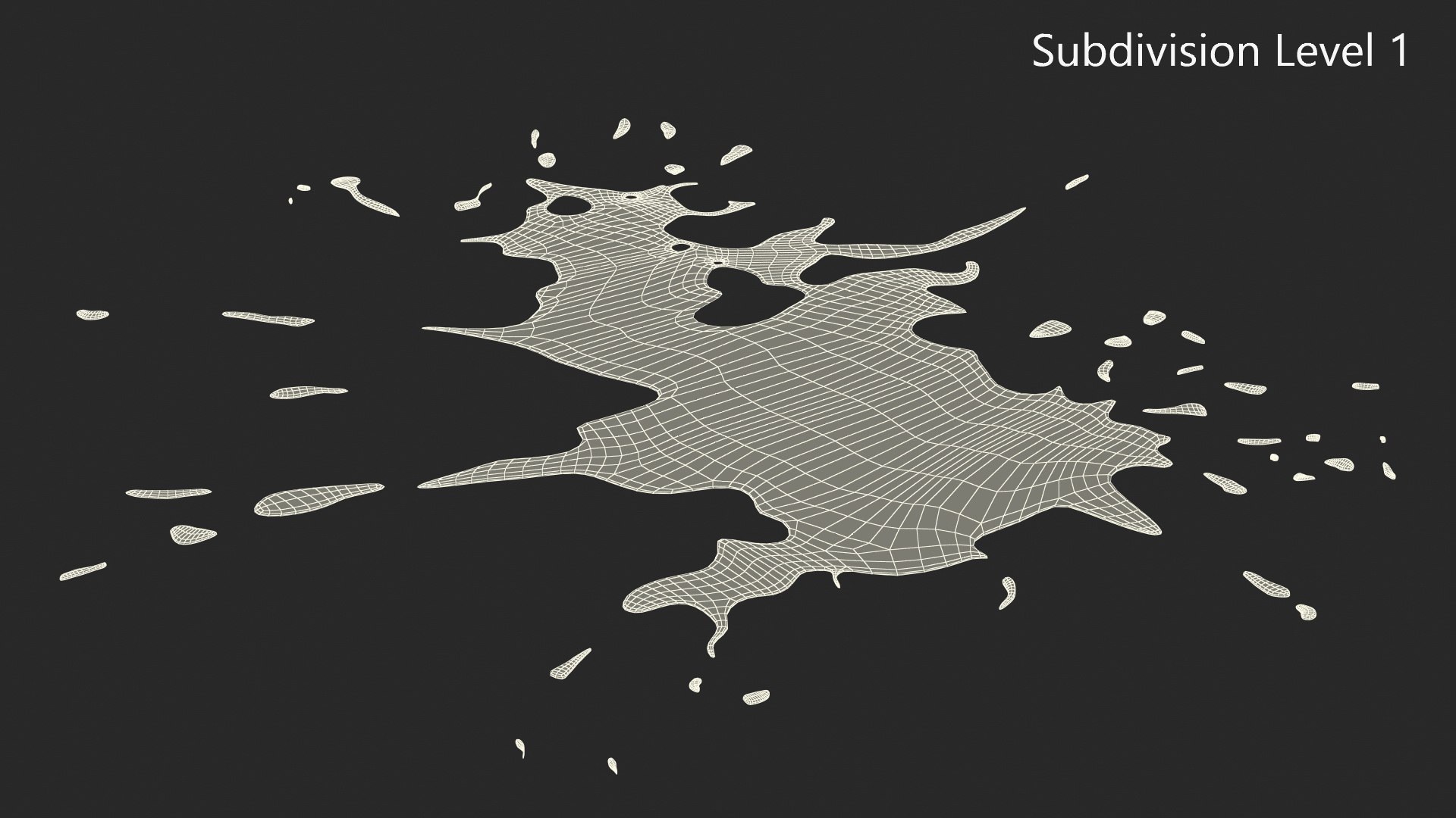 3D Liquid Splash Model - TurboSquid 2270525