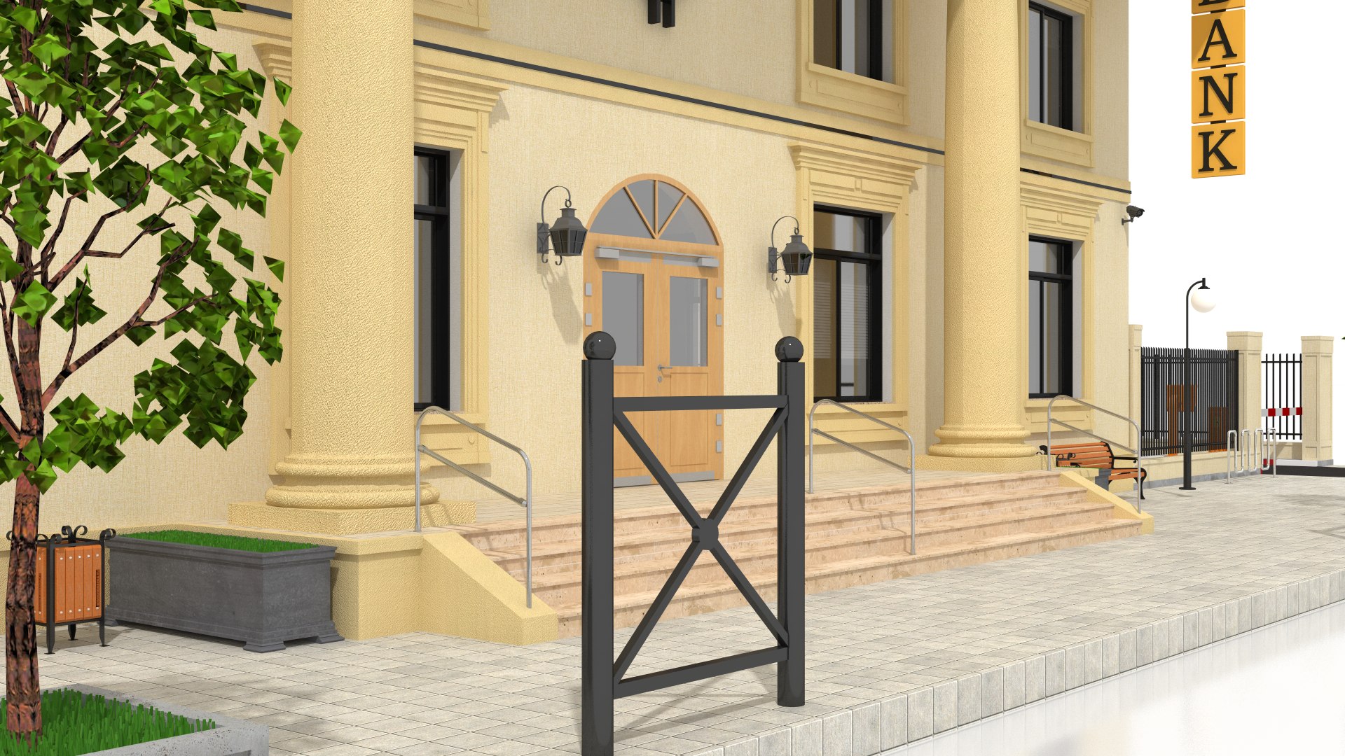 Bank Model - TurboSquid 1884916