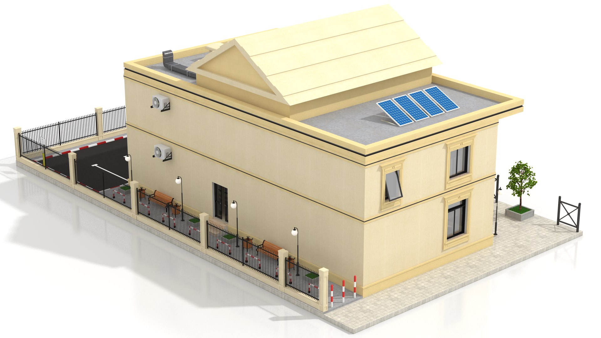 Bank Model - TurboSquid 1884916