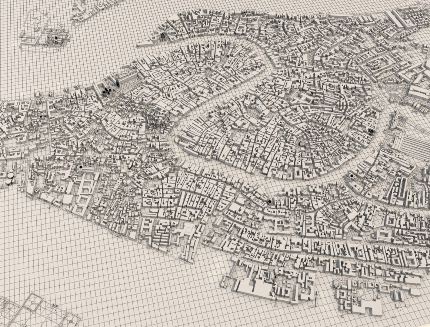 Venice City Italy 3D Model - TurboSquid 1648298