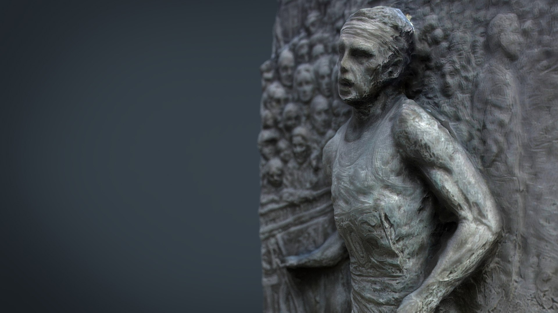 3d Monument Running Man Model