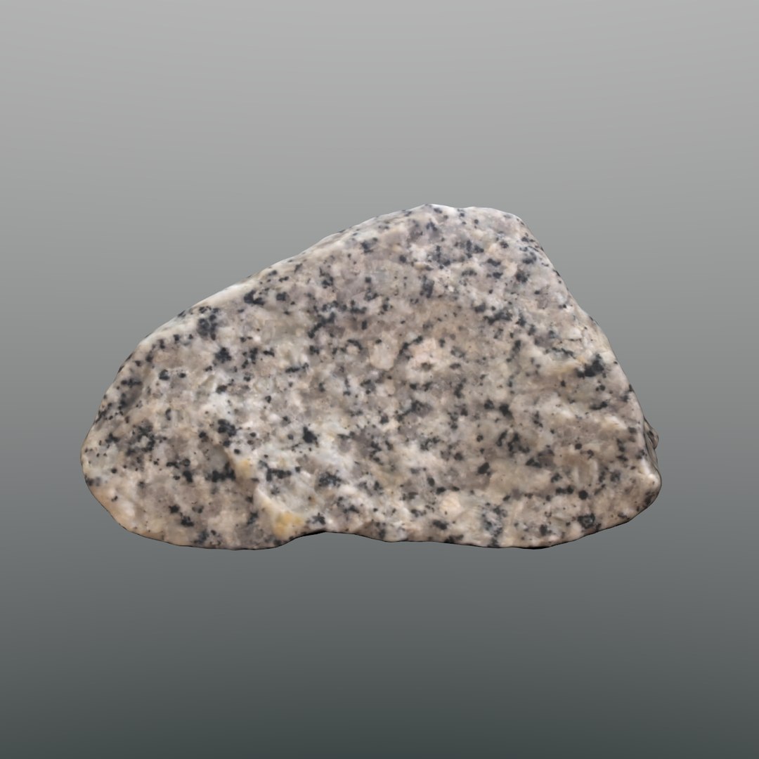 3d Scan Rock Granite Model
