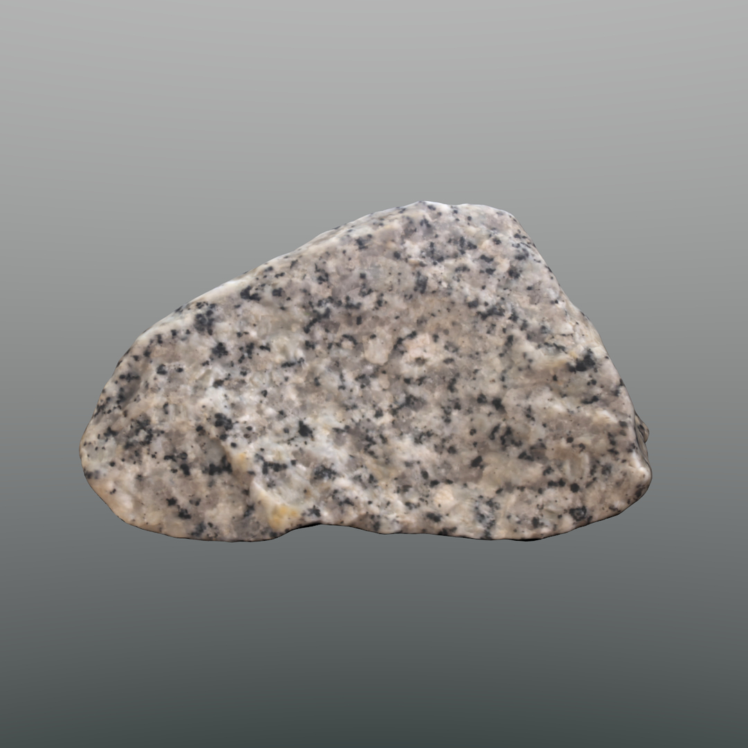 3d Scan Rock Granite Model