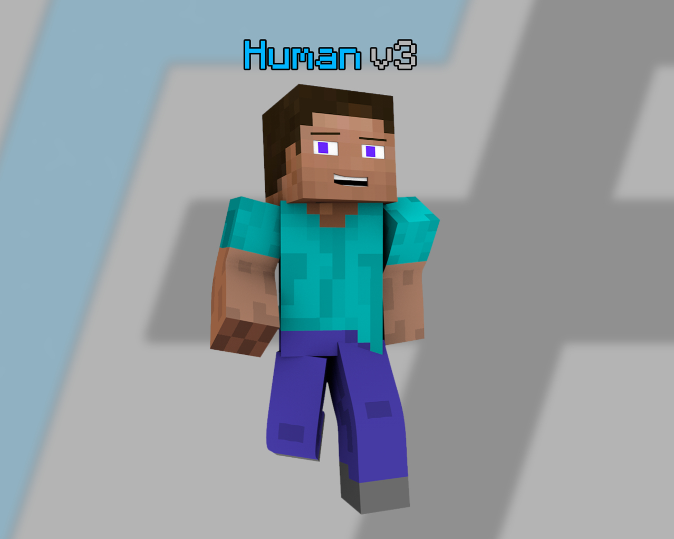 minecraft human rig v3 c4d free
