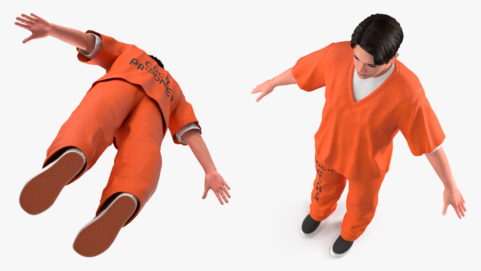 Asian Male Prisoner 3D Model - TurboSquid 2372382