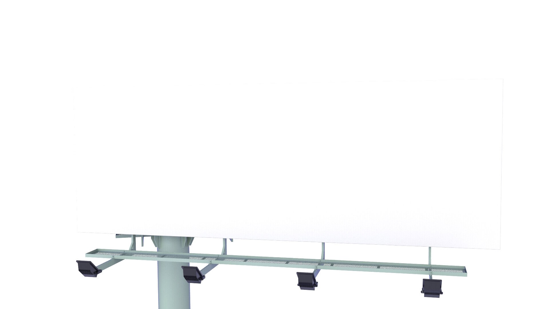 Street Billboard Pole Advertising 28 3D - TurboSquid 1815228