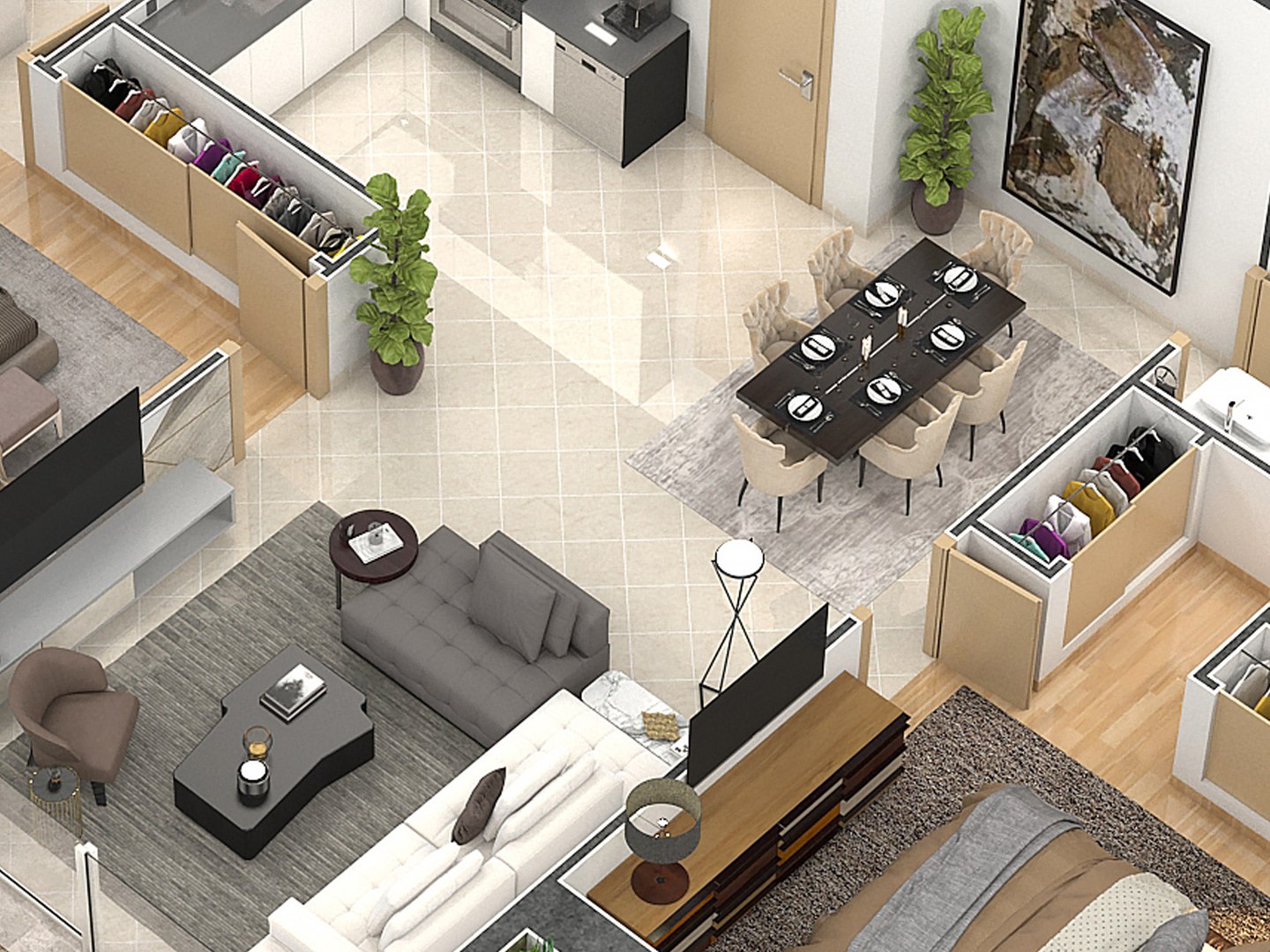 Detailled Interior Model - TurboSquid 1530152