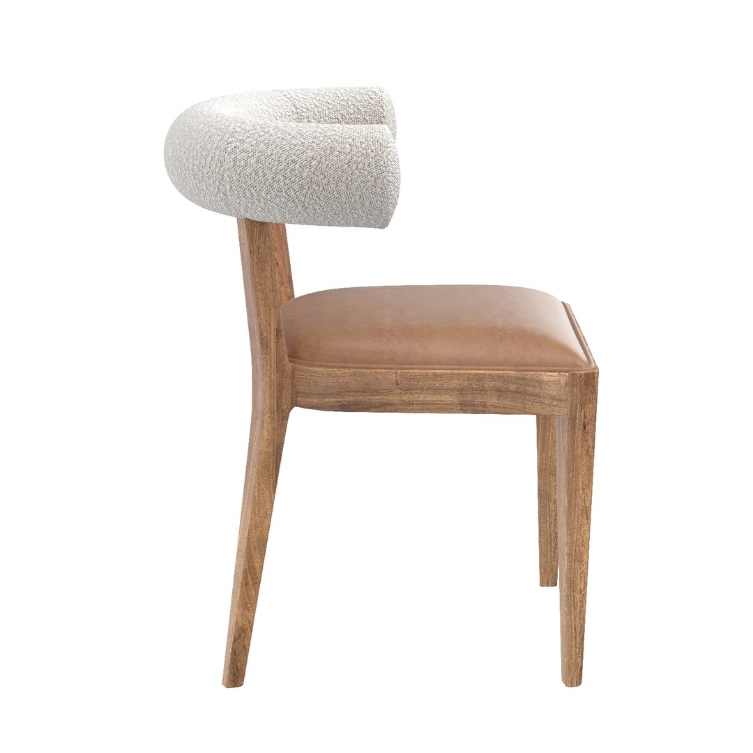 3D Four Hands Adante Dining Chair - TurboSquid 2060744