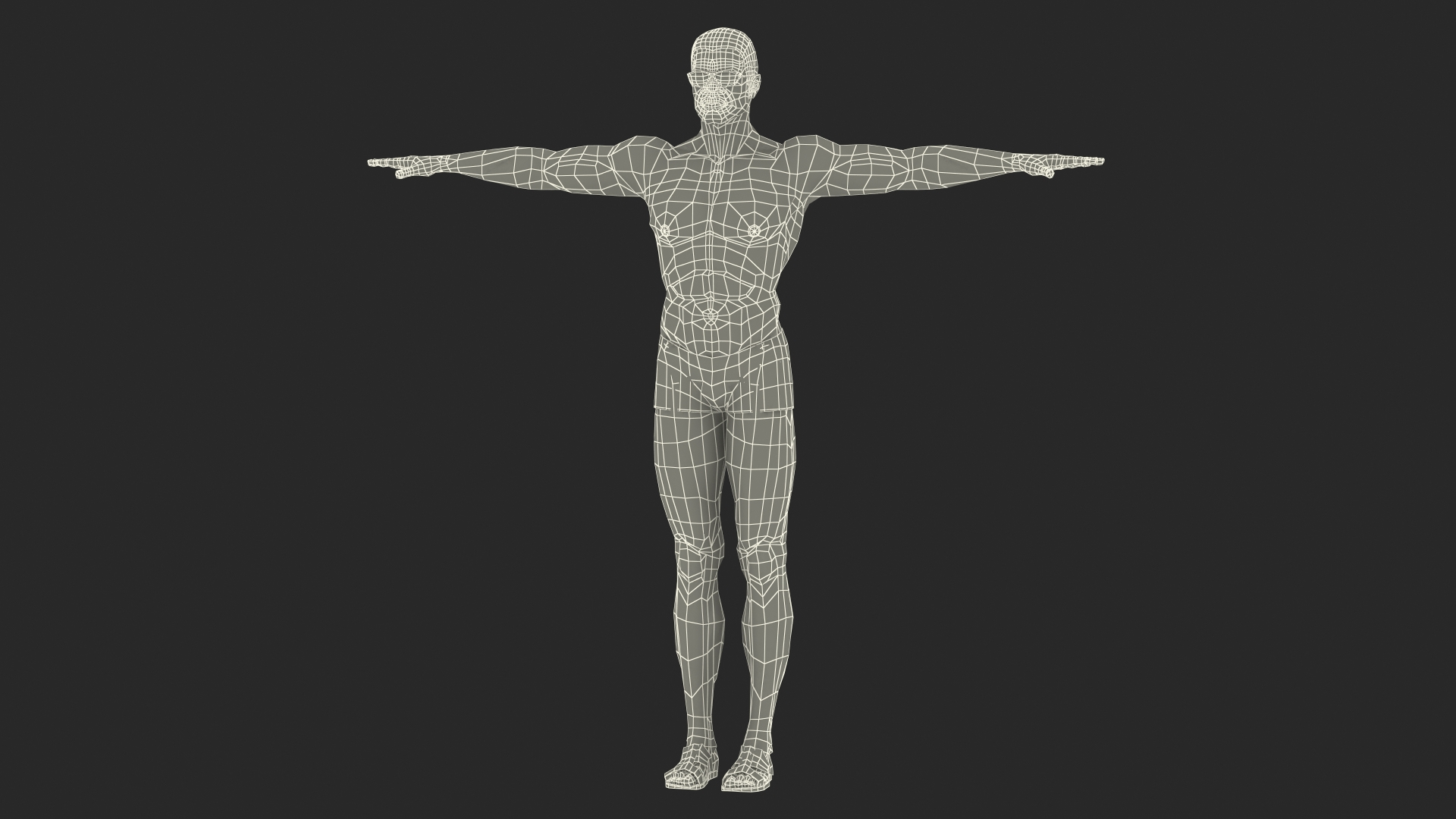 Afro American Man In Swimwear T Pose 3D Model - TurboSquid 1747032