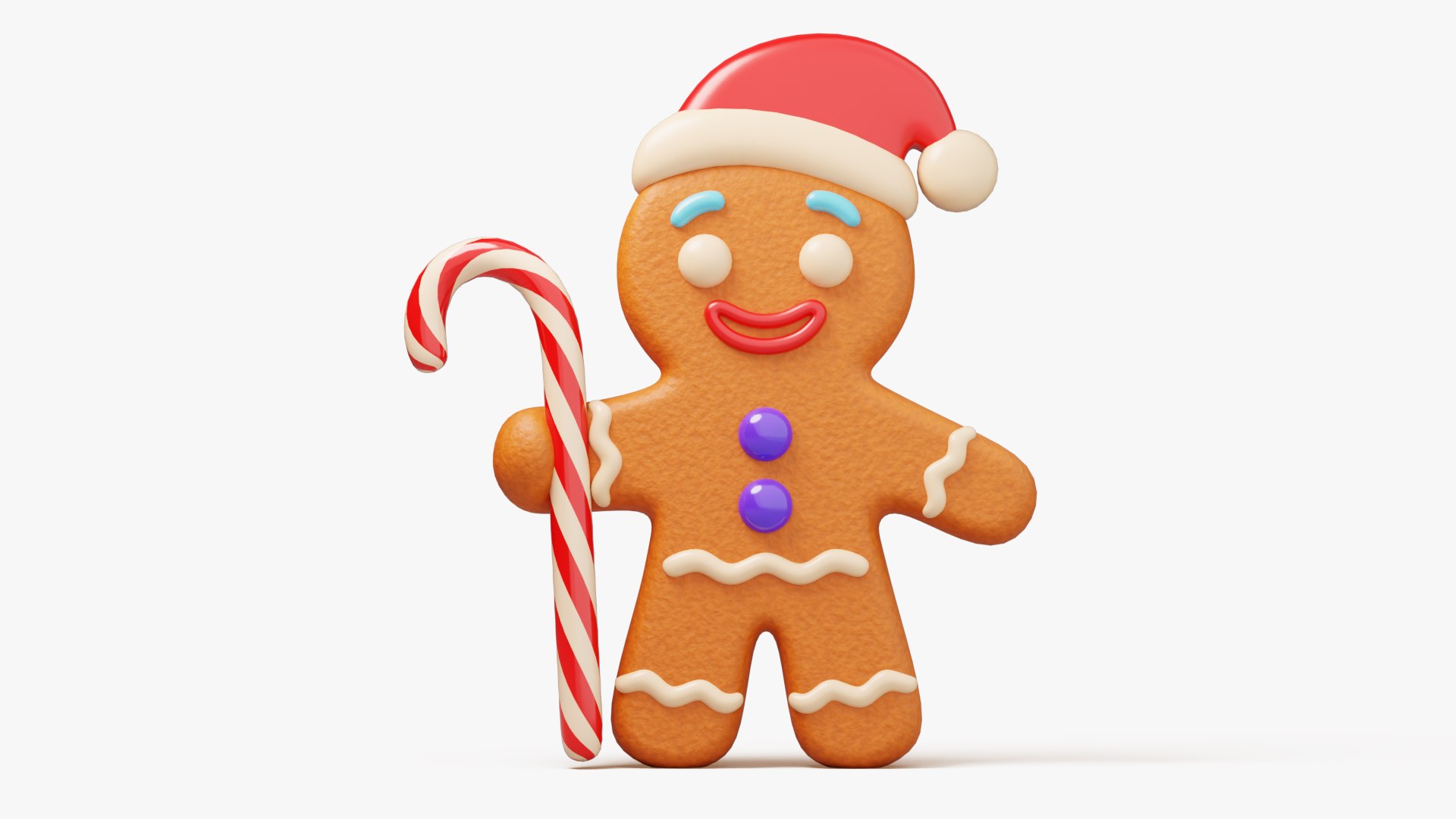 Gingerbread Man 3D Model - TurboSquid 2478776