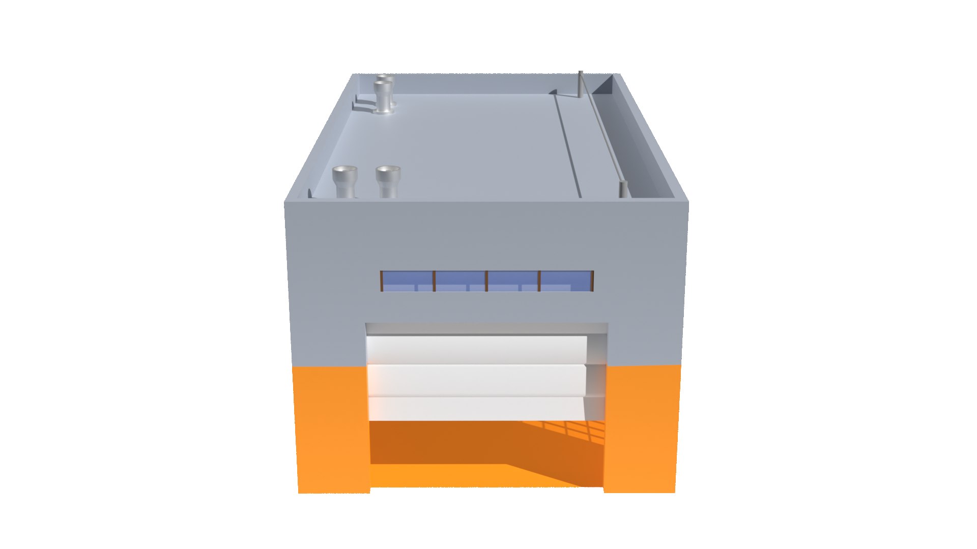 3D Model Factory Building B - TurboSquid 2191392
