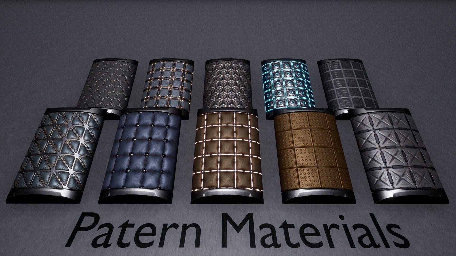 3D Sci-fi Space Materials Unreal Engine 4 Model - TurboSquid 2059328