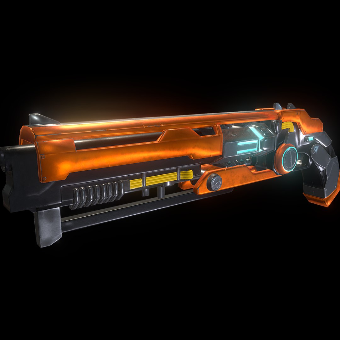 3D Tech Blaster - TurboSquid 2167964