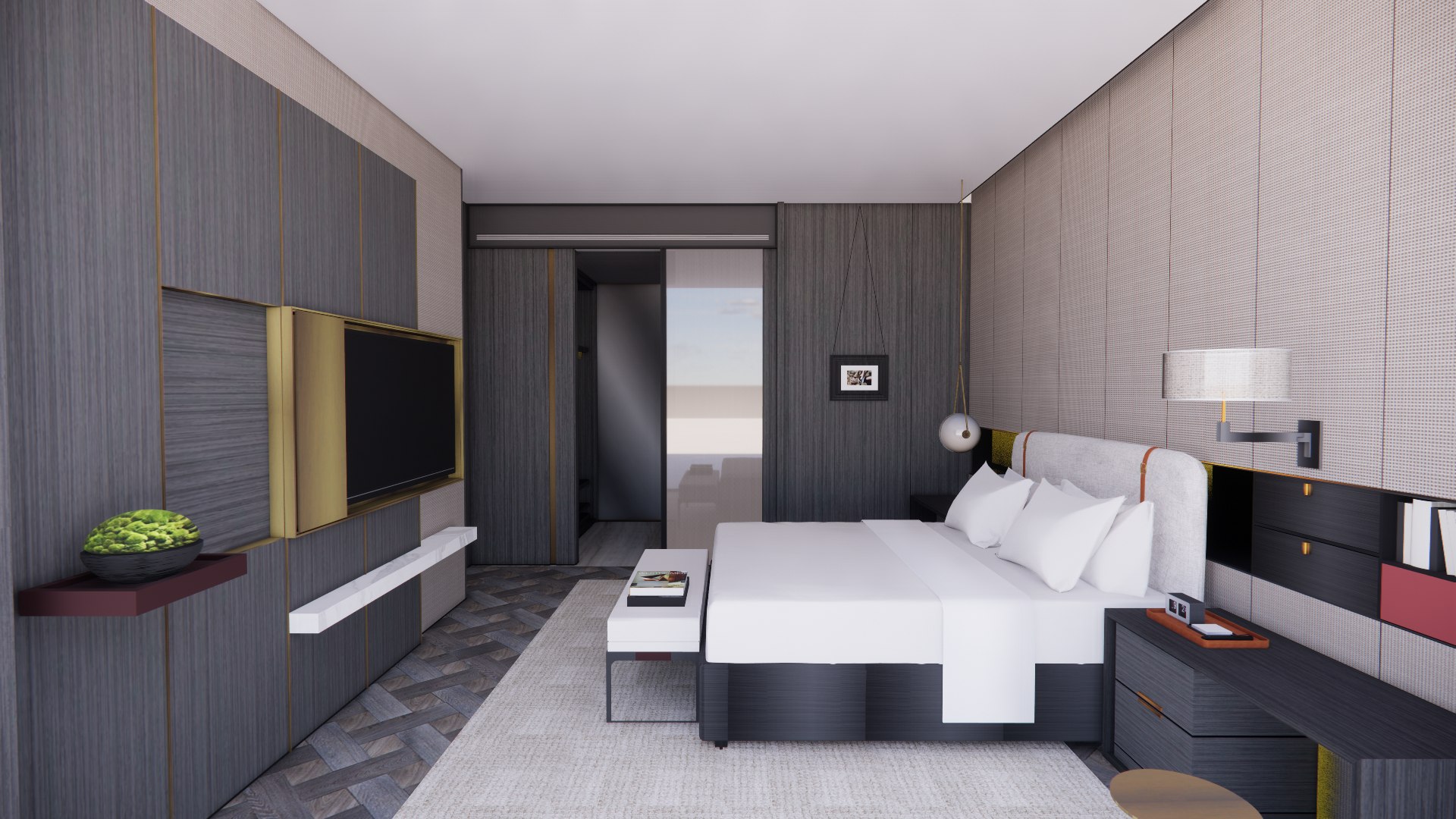 Hotel Room-A7 Model - TurboSquid 2104575