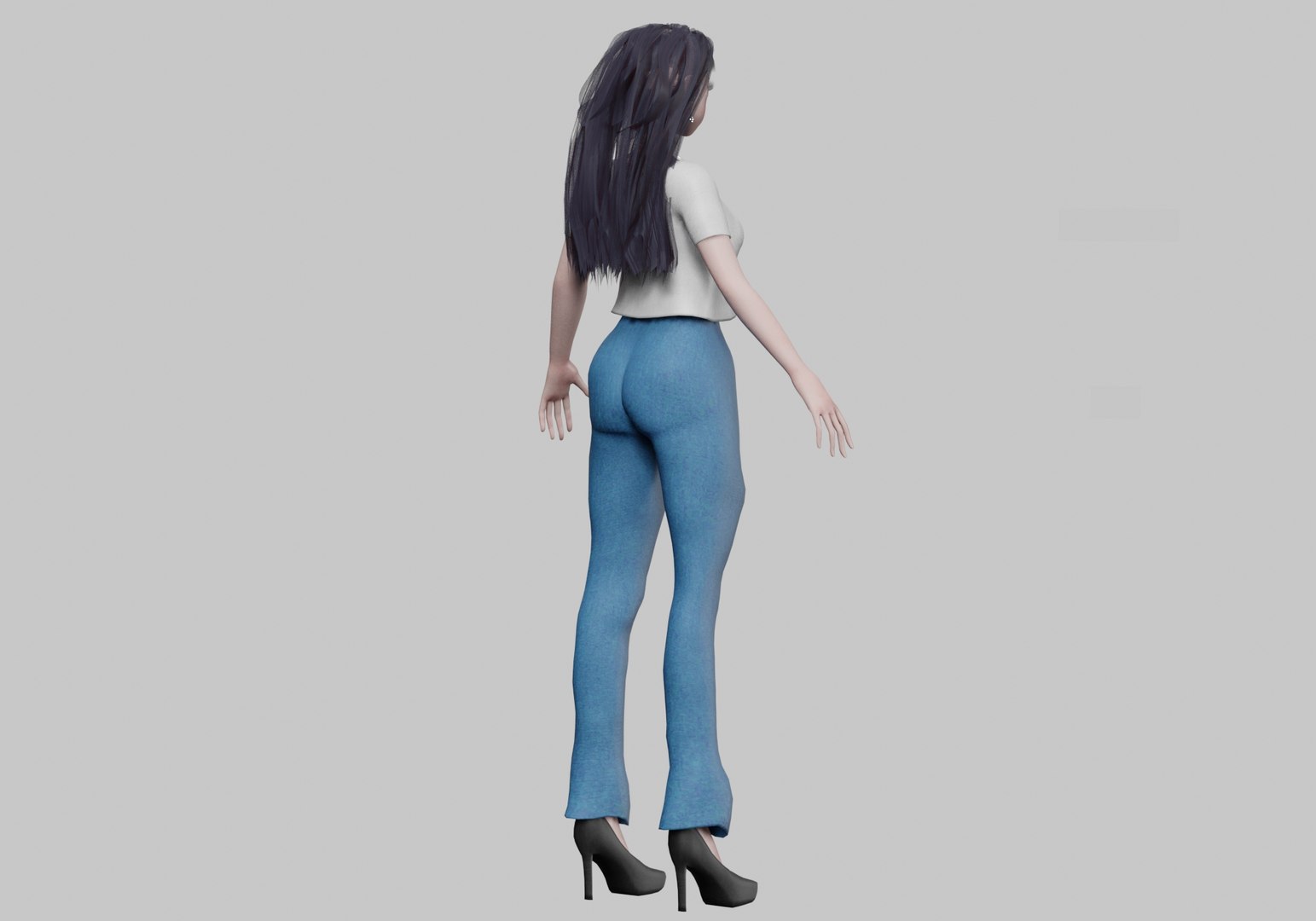 Cute Basic Girl V31817 Model - TurboSquid 2272029