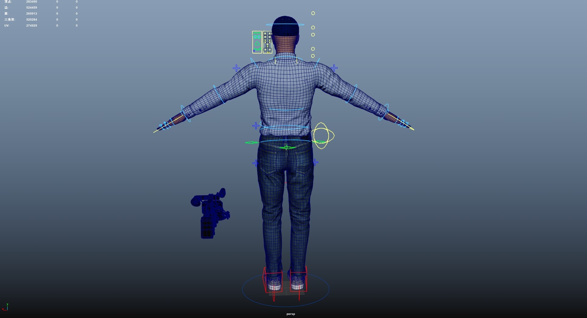 3D Model Cameraman - TurboSquid 2373140
