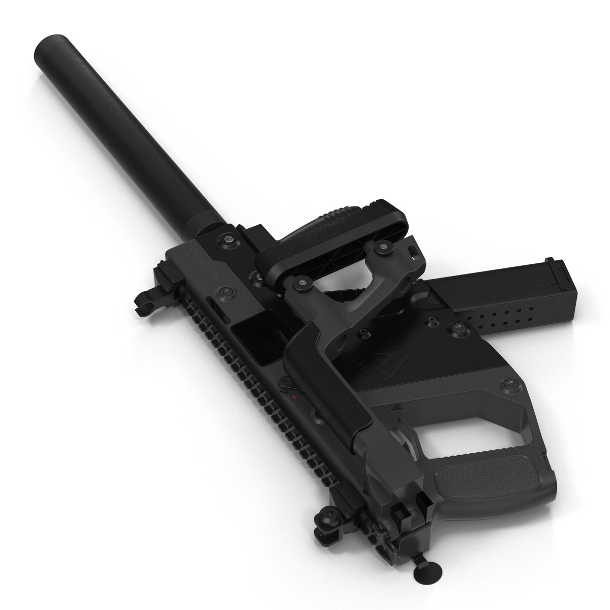 submachine gun kriss vector 3d model