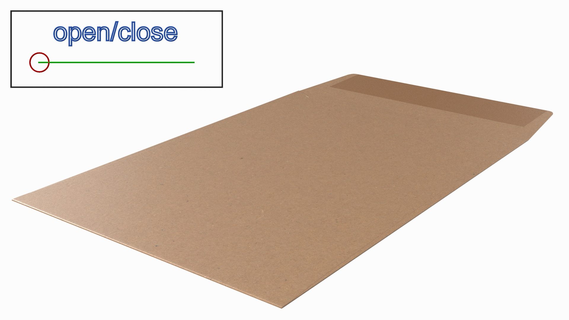 Pocket Envelope Craft Paper Rigged Model - TurboSquid 2211870