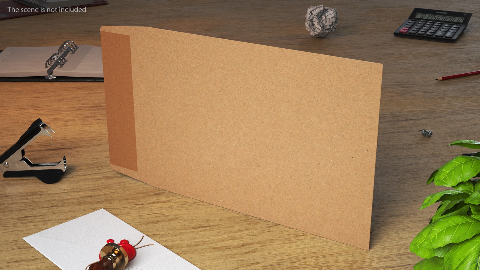 Pocket Envelope Craft Paper Rigged Model - TurboSquid 2211870