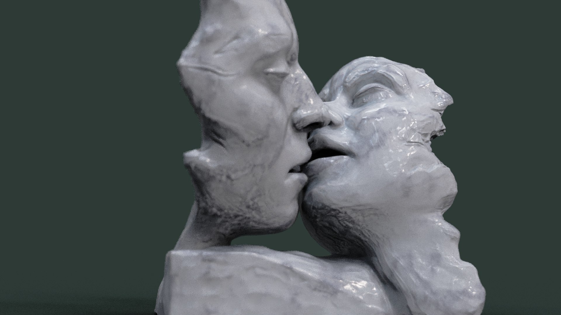 3D Kissing couple statue model - TurboSquid 2099810