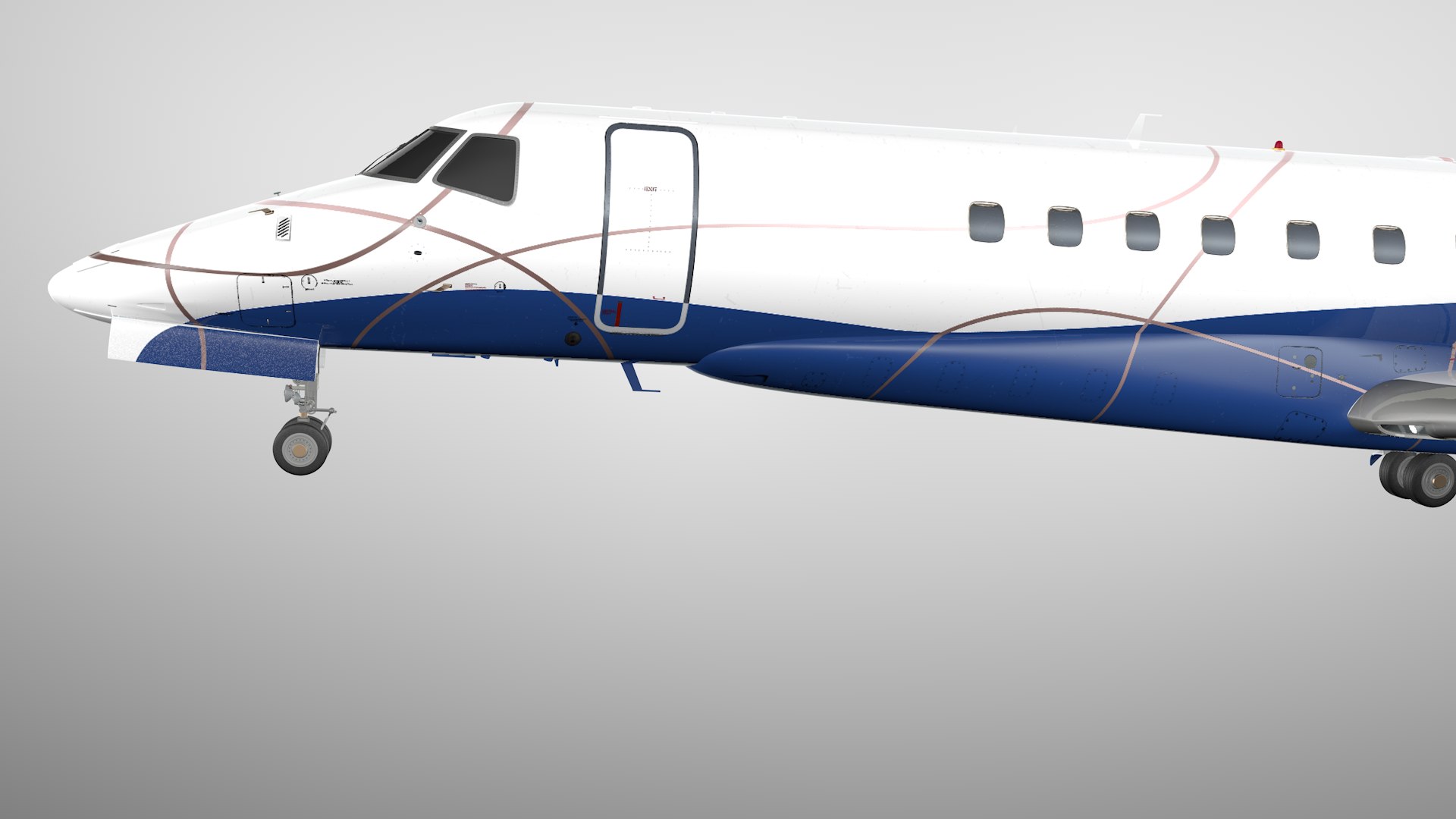 ABS JETS OK-SLN BLUE BELLY 3D Model - TurboSquid 2268003
