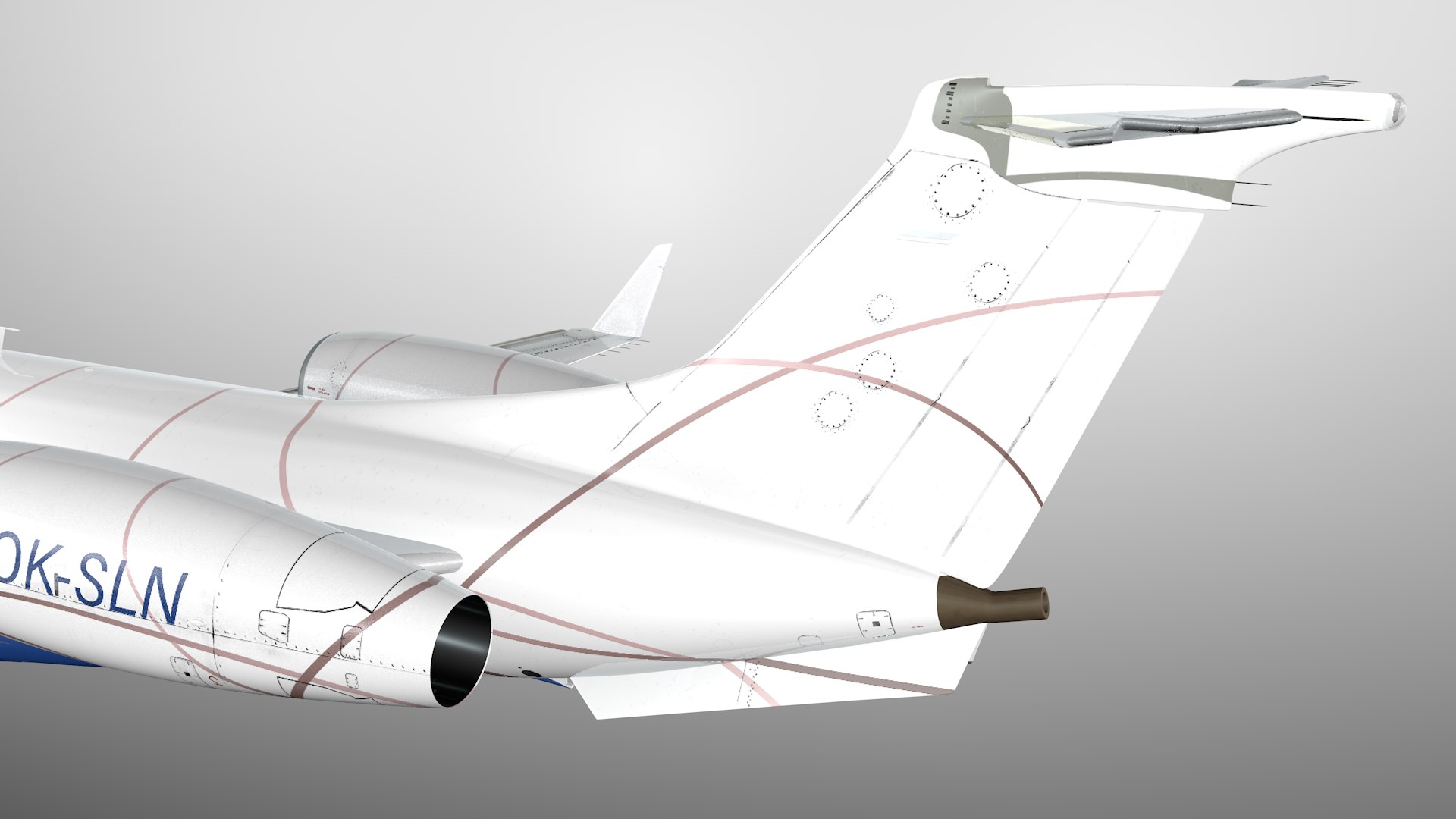 ABS JETS OK-SLN BLUE BELLY 3D Model - TurboSquid 2268003