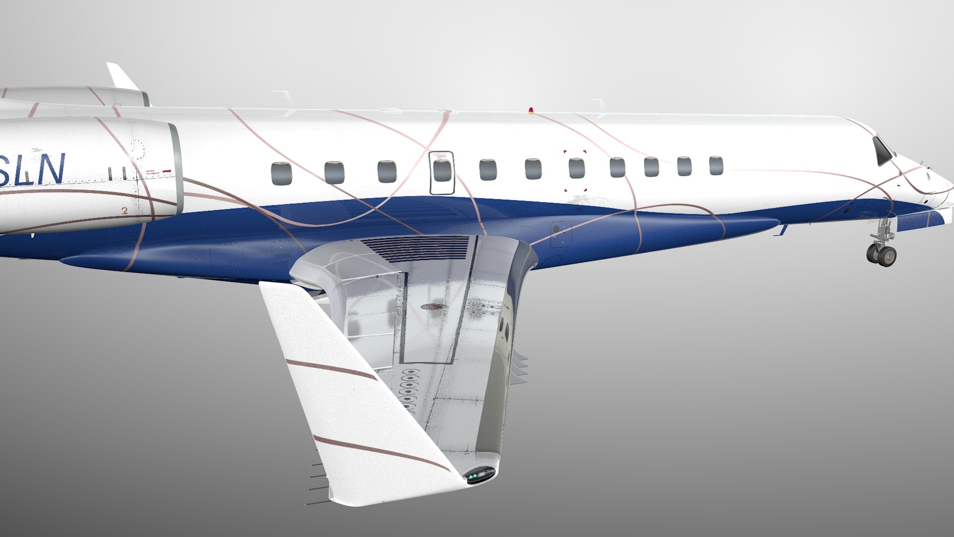 ABS JETS OK-SLN BLUE BELLY 3D Model - TurboSquid 2268003