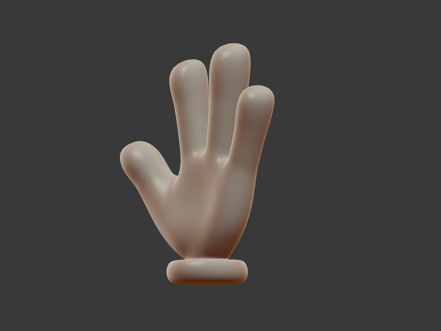 3D Cartoon Hand Model - TurboSquid 1409085